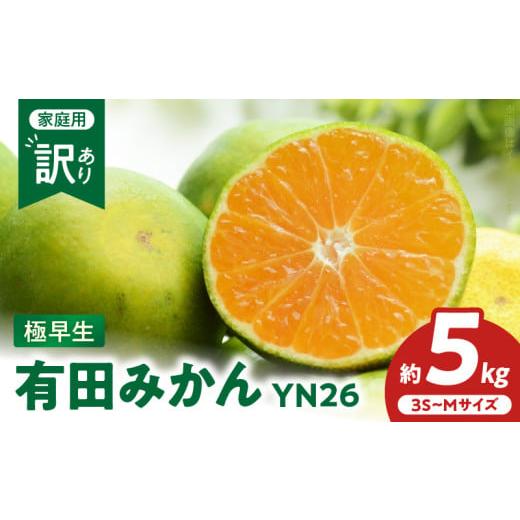 ふるさと納税 果物類 みかん 和歌山県 湯浅町 ZT6404_有田みかん極早生 YN26 訳あり ご家庭用 約5kg : ふるさとチョイス - 通販 - Yahoo!ショッピング