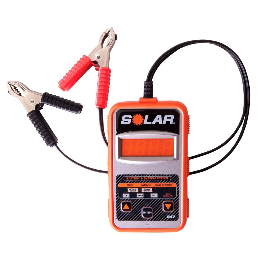 SOLAR BA7 バッテリー＆始動・充電システムテスター 12V用 （国内正規品／日本語説明書付き／1年保証付き） : フルテイジャパン ...