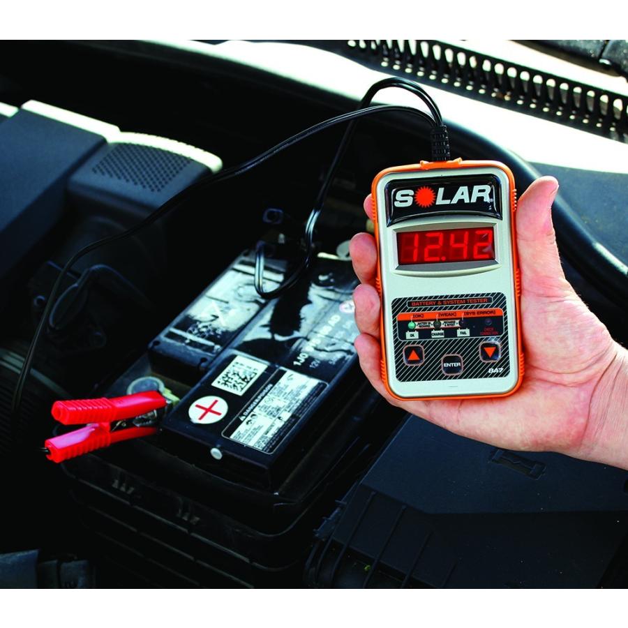 SOLAR BA7 バッテリー＆始動・充電システムテスター 12V用 （国内正規品／日本語説明書付き／1年保証付き） : フルテイジャパン ...