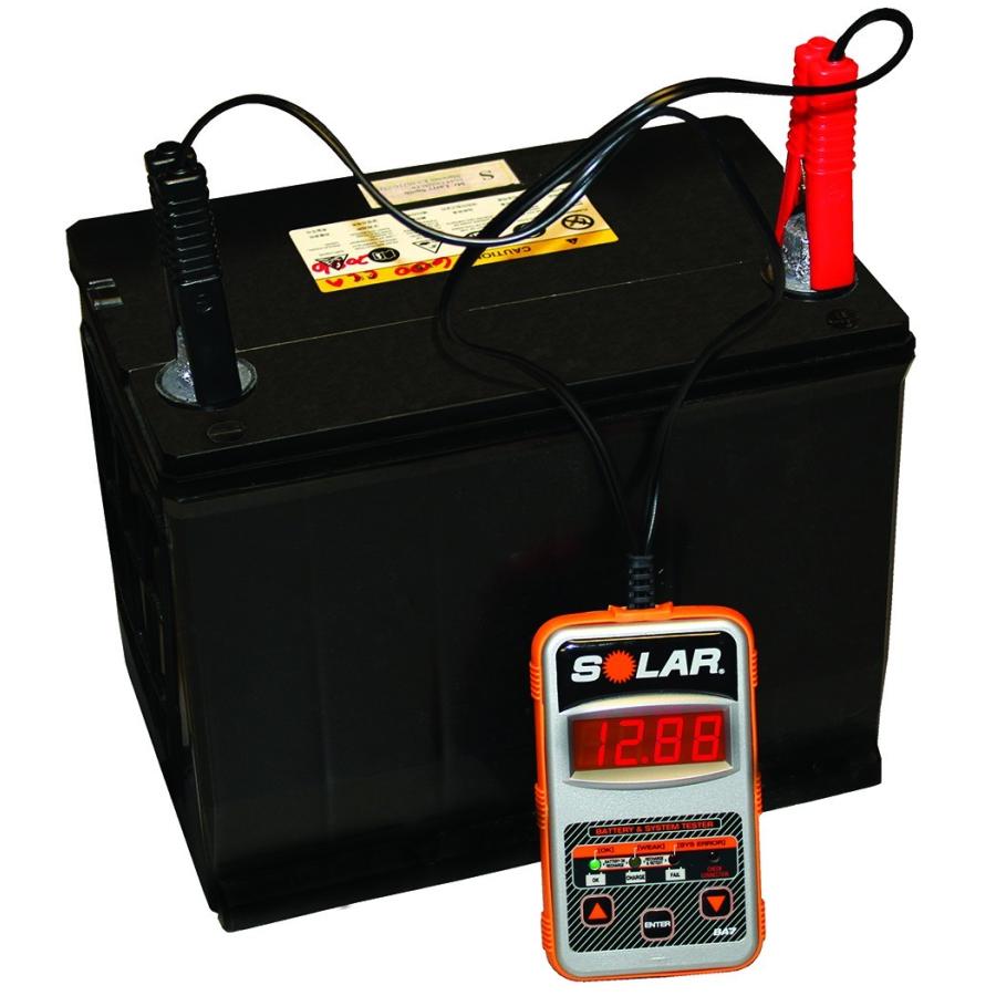 SOLAR BA7 バッテリー＆始動・充電システムテスター 12V用 （国内正規品／日本語説明書付き／1年保証付き） : フルテイジャパン ...