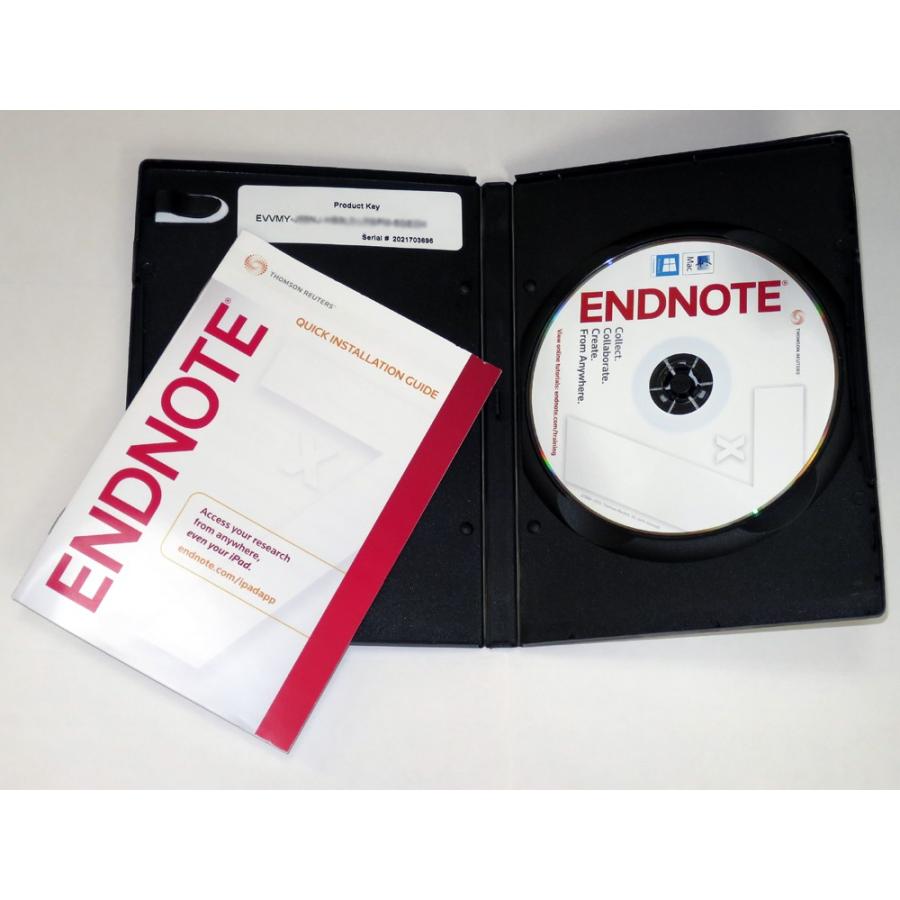 EndNote X7 Students for Windows/Mac 英語版 (並行輸入品／USA正規品 シリアル番号あり） : フルテイジャパン Yahoo!店 - 通販 - Yahoo ...