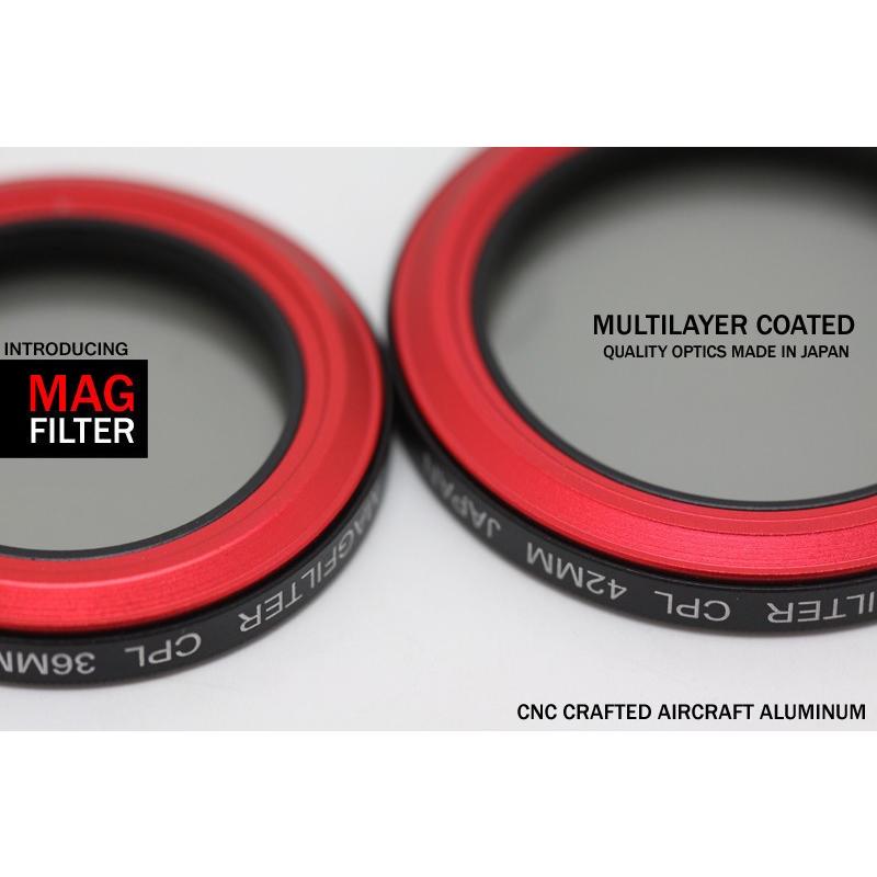 偏光 CPL フィルター 小型デジカメ用 Carry Speed MagFilter 36mm/44mm (42mm) (Sony RX100 ...