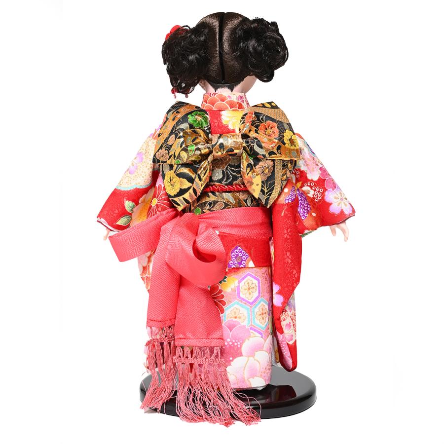 【ひな人形】【市松人形】市松人形10号市松人形：京友禅衣装：敏光作【木目込市松人形】【浮世人形】 : 人形の伏見屋 - 通販 - Yahoo!ショッピング
