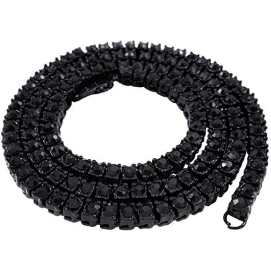 【並行輸入品】Starryinter 14Kゴールドメッキ ステンレススチール アイスアウト テニスチェーン メンズ ヒップホップネックレス サイズと : Global Plaza ...