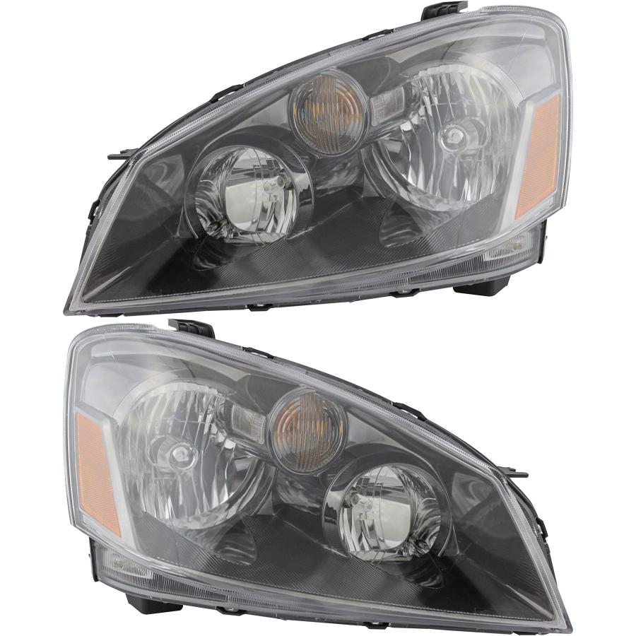 【並行輸入品】For Nissan Altima Headlights Lamps Set 2005 2006 HID Driver and : Global Plaza FUSION ...