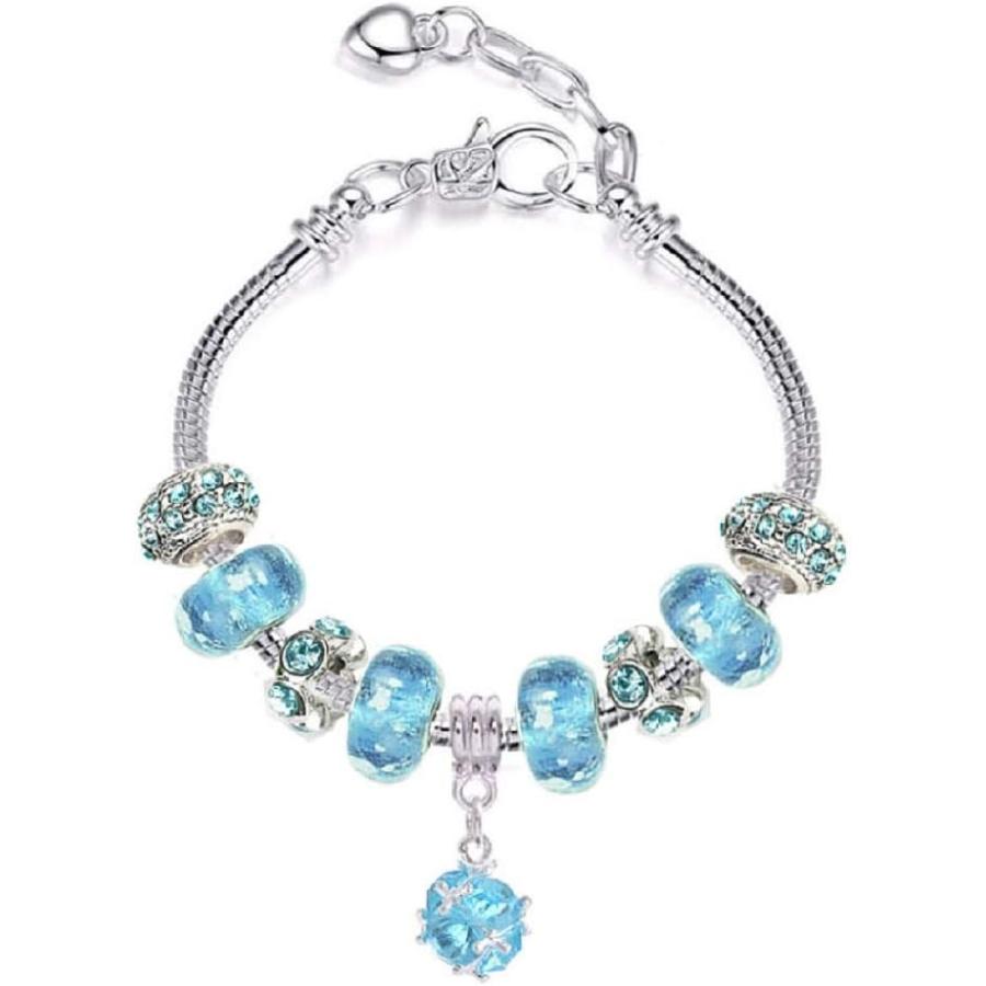 【並行輸入品】Fit Pandora Bracelets with Charms Set Teen Girls Jewelry Gifts Ideas : Global Plaza ...