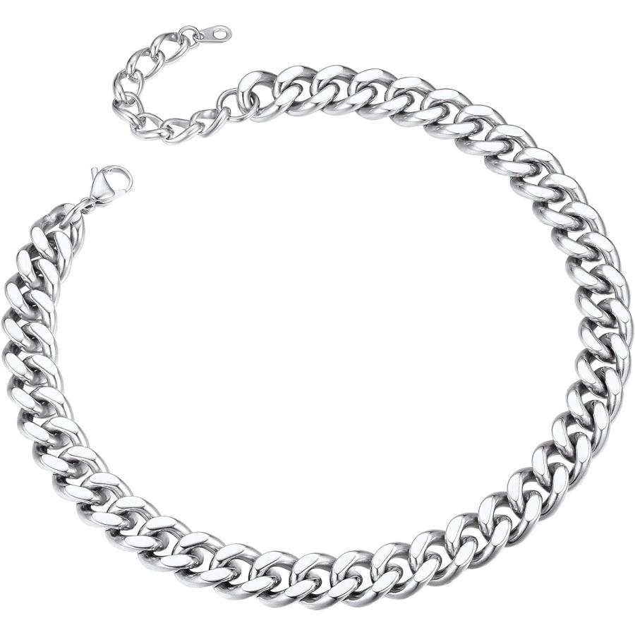 【並行輸入品】ChainsPro 14-30インチ メンズ 丈夫なマイアミキューバチェーンネックレス 幅5/7/9/12mm 316Lステンレススチー : Global Plaza ...