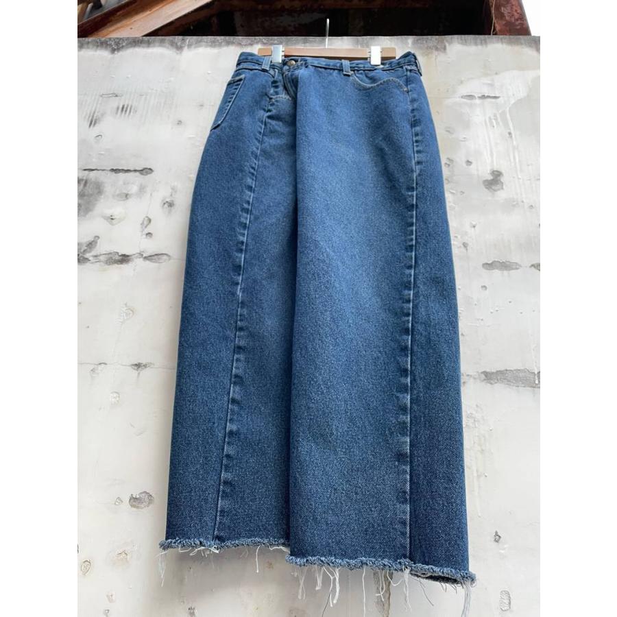 77circa 77サーカ circa make wrap up denim pants リメイク 77circa 77サーカ circa make wrap up denim pants リメイク