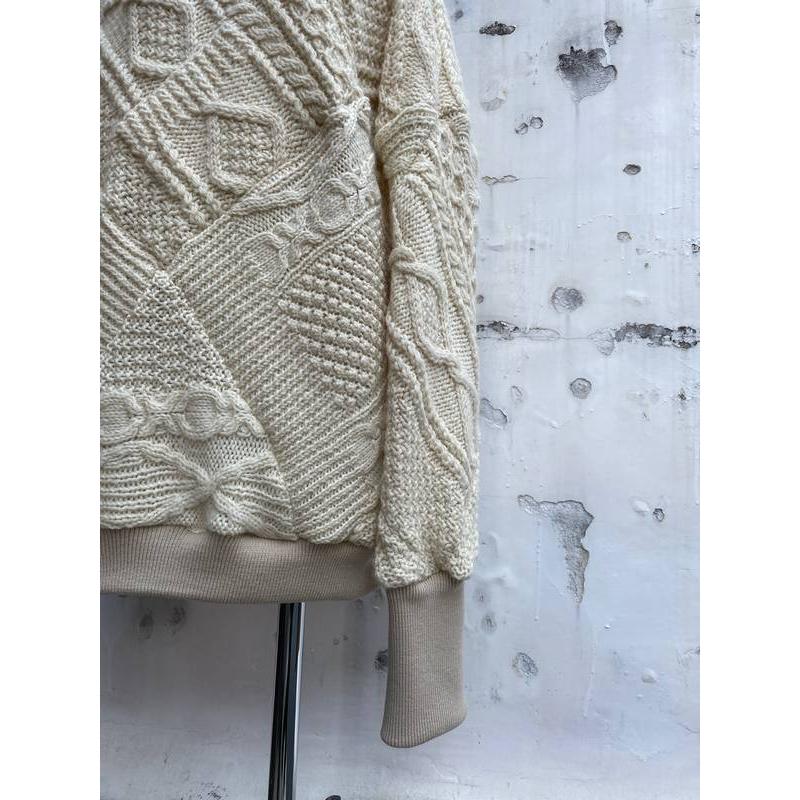 77circa SALE/セール 77circa / 77サーカ circa make diamond patchwork fisherman sweater 特別価格 : フュージョン ...
