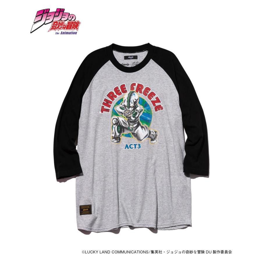 glamb エコーズACT3 ラグランTシャツ ACT3 Freeze Raglan T ジョジョ 広瀬康一 : フュージョン - 通販 - Yahoo!ショッピング