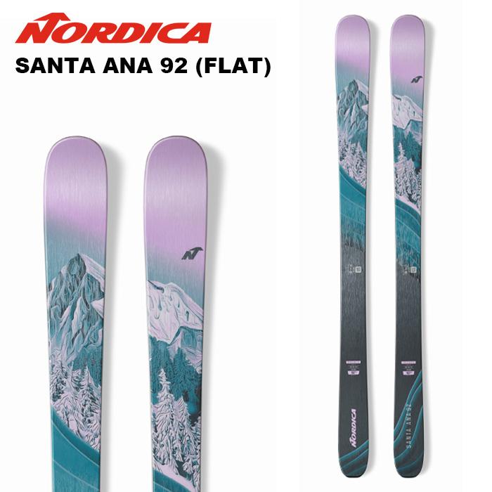 Nordica ノルディカ スキー板 SANTA ANA 92 (FLAT) 板単品 24-25 モデル : FUSO SKI ...