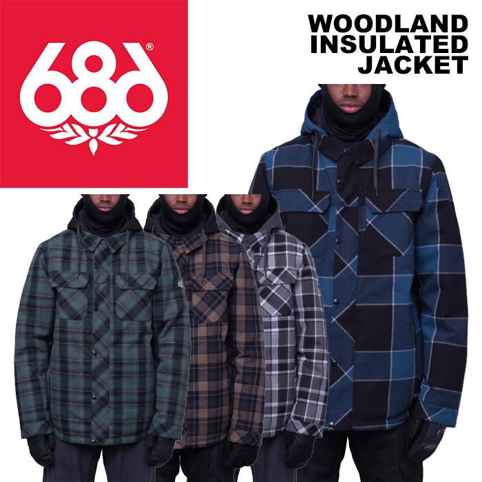 686 シックスエイトシックス ウェア WOODLAND INSULATED JACKET 23-24(2024)モデル ジャケット ...
