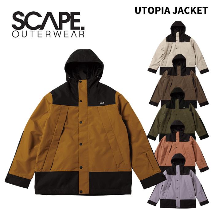 SCAPE エスケープ ウェア UTOPIA JACKET 24-25(2025)モデル ジャケット : FUSO SKI SNOWBOARD - 通販 - Yahoo!ショッピング