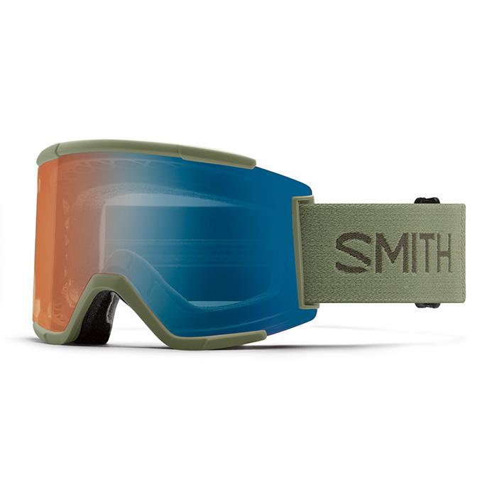 SMITH スミス ゴーグル SQUAD XL / FATIGUE GREEN CP PRO PHOTOCHROMIC BLUE MIRROR 25-26 モデル : FUSO SKI ...