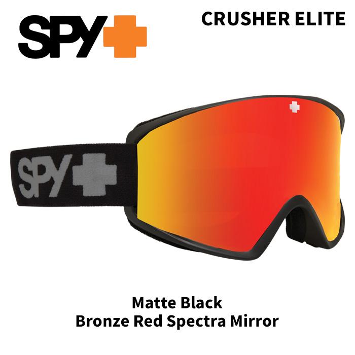 SPY スパイ ゴーグル CRUSHER ELITE Matte Black / Bronze Red Spectra Mirror 25 ...