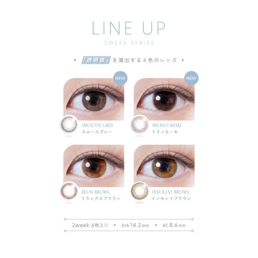 RICH STANDARD 【8セット】新色発売今だけポイント10倍 激安2weekカラコン SNS話題リッチスタンダード ツーウィークシリーズ 2week (1箱6枚入) 【送料無料 ...