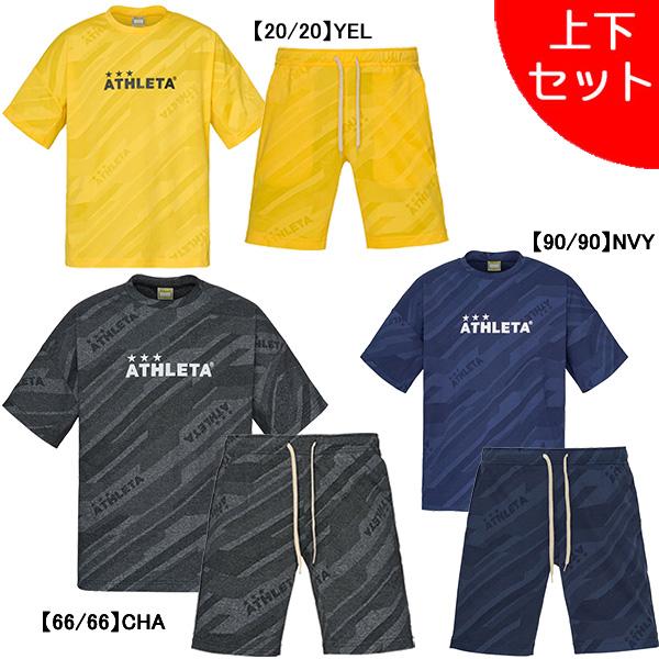 ATHLETA 【上下セット】 アスレタ ジュニア ジャガードスウェットシャツ ハーフパンツ 上下 03372J-03373J サッカー フットサル カジュアル 子供用 : フタバスポーツ ...