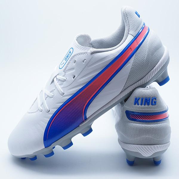 PUMA キング マッチ HG/AG+MID JR プーマ 108049-02 ホワイト ジュニア サッカースパイク : フタバスポーツ ...
