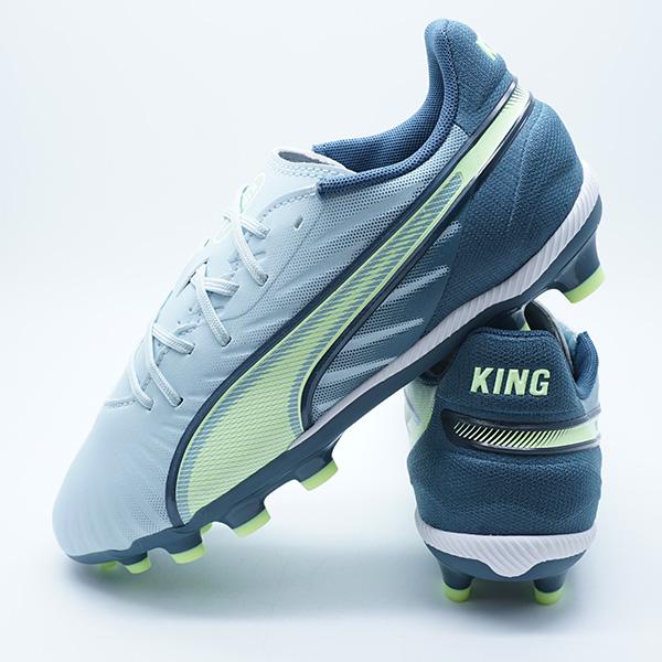 PUMA キング マッチ HG/AG+MID JR プーマ 108049-03 フロステッド デュー ジュニア サッカースパイク : フタバ ...