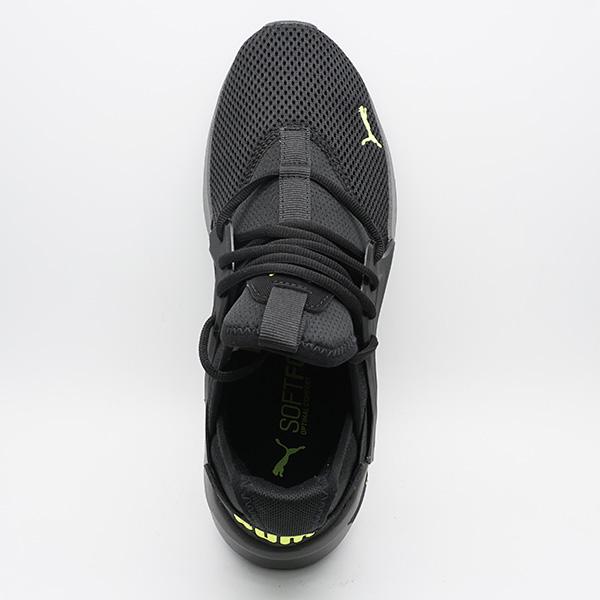PUMA（プーマ） ソフトライド エンゾ EVO PUMA 377048-03 ブラック×ライムスクイーズ ランニングシューズ : フタバ ...