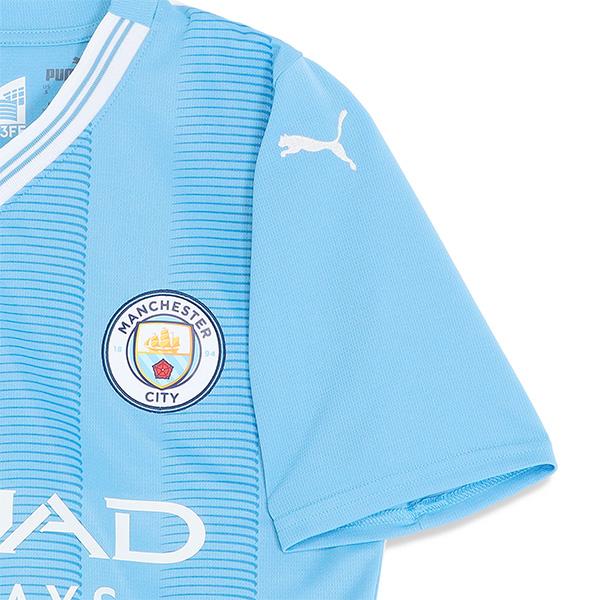PUMA マンチェスター シティ MCFC 2023-24 ホーム レプリカユニフォーム 770438-01 サッカー 半袖 ブルー プーマ ...
