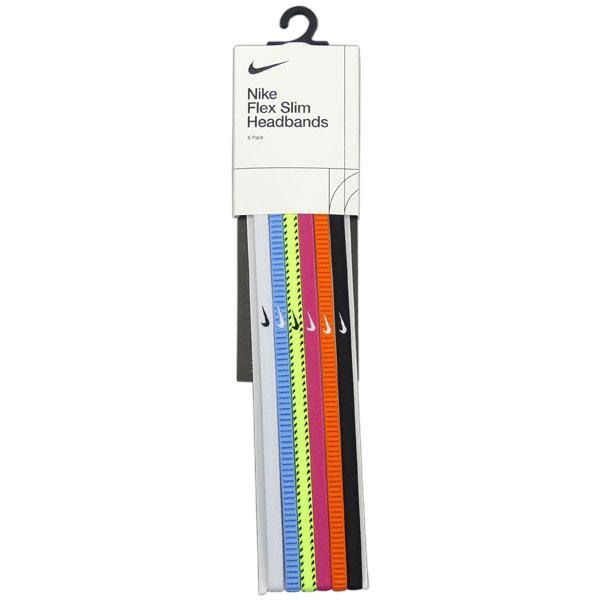 NIKE 【ネコポス送料無料】ナイキ フレックス CL スリム ヘッドバンド 6本組 BN2002-702 サッカー フットサル ヘアバンド 髪留め ゴムバンド 6色セット : フタバスポーツ ...