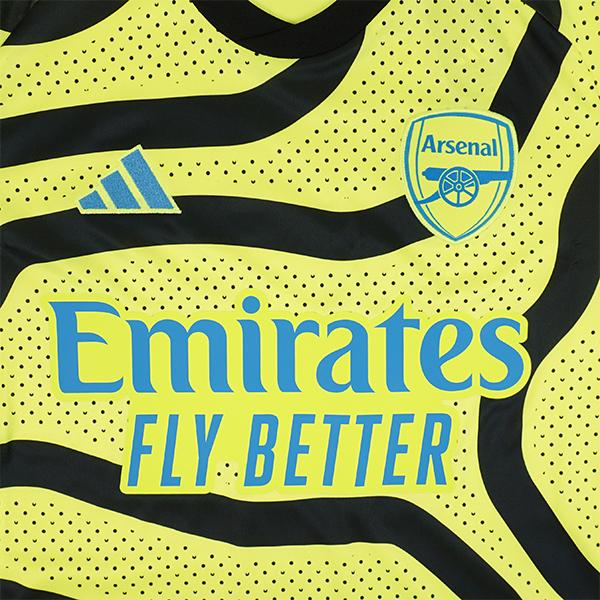 adidas アーセナル ARS 2023-24 アウェイ レプリカユニフォーム EUB26-HR6927 サッカー 半袖 イエロー ...