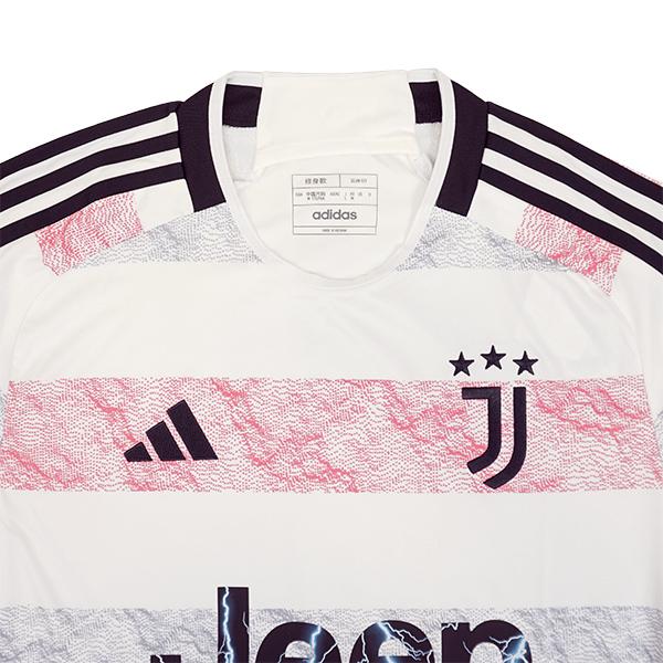 adidas ユベントス JUV 2023-24 アウェイ レプリカユニフォーム EWQ69-HR8255 サッカー 半袖 ホワイト ピンク ...