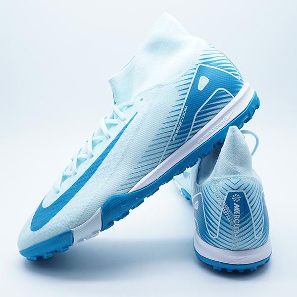 NIKE（ナイキ） ズーム スーパーフライ 10 アカデミー TF NIKE FQ8331-400 グレイシャーブルー サッカー トレーニング ...