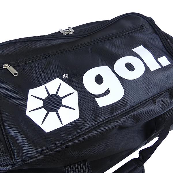 gol.（ゴル） ボストンキャリーバッグ 1.1 G982-595 サッカー フットサル 64L ホイールバッグ 合宿 遠征 旅行 ブラック ...