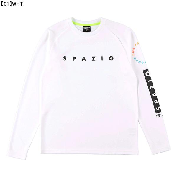 Spazio 【ネコポス送料無料】 スパッツィオ spazio ジュニア Jr.サークル ロゴ ロングプラシャツ GE-0915 サッカー フットサル 長袖 練習着 子供用 日焼け予防 ...