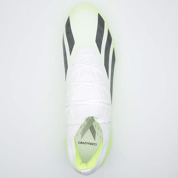 adidas エックス クレイジーファスト.1 FG アディダス HQ4516 ホワイト サッカースパイク 天然芝 : フタバスポーツ ...
