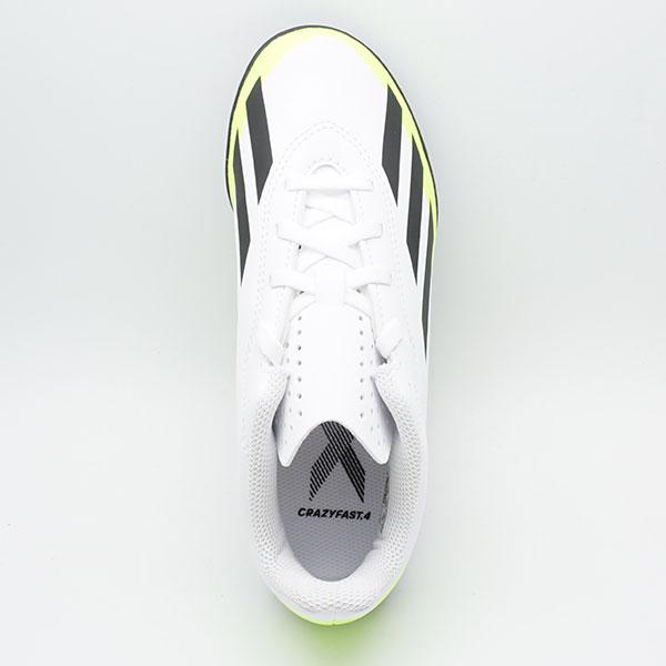 adidas エックス クレイジーファスト.4 TF J アディダス IE4066 ホワイト ジュニア サッカー トレーニングシューズ ...