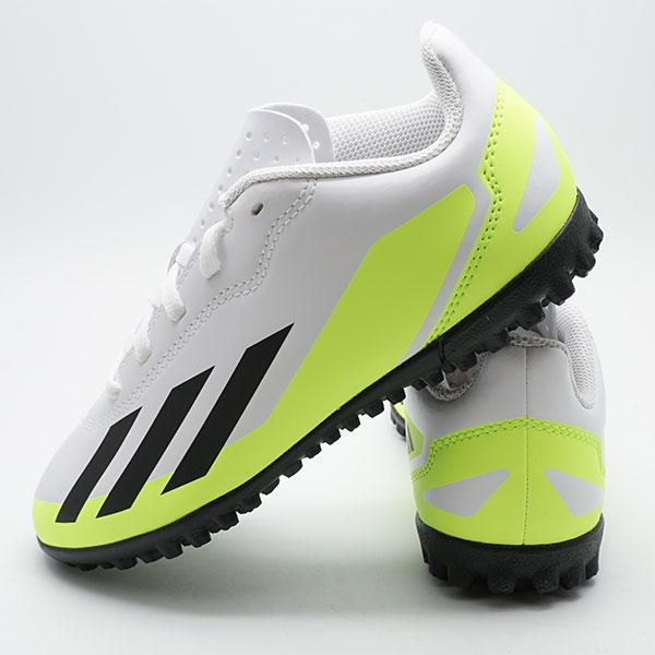 adidas エックス クレイジーファスト.4 TF J アディダス IE4066 ホワイト ジュニア サッカー トレーニングシューズ ...