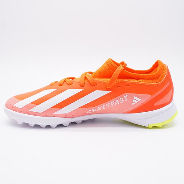 キッズ エックス クレイジーファスト LEAGUE TF アディダス adidas IF0679 ソーラーレッド ジュニア サッカー ...