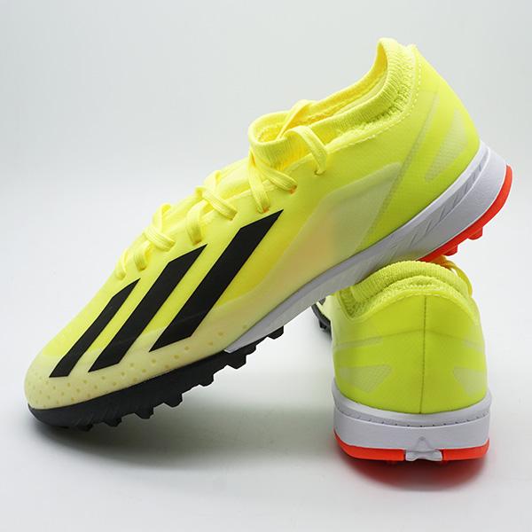 adidas キッズ エックス クレイジーファスト LEAGUE TF アディダス IF0681 イエロー ジュニア サッカー トレーニング ...