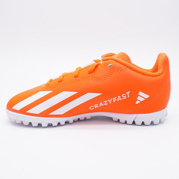 キッズ エックス クレイジーファスト CLUB TF アディダス adidas IF0708 ソーラーレッド ジュニア サッカー トレーニング ...