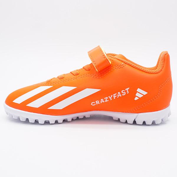 キッズ エックス クレイジーファスト CLUB H&L TF アディダス adidas IF0715 ソーラーレッド ジュニア サッカー ...