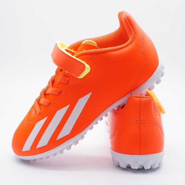 キッズ エックス クレイジーファスト CLUB H&L TF アディダス adidas IF0715 ソーラーレッド ジュニア サッカー ...