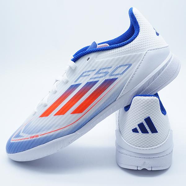 adidas キッズ F50 LEAGUE IN アディダス IF1368 ホワイト ジュニア フットサルシューズ インドア 室内用 ...