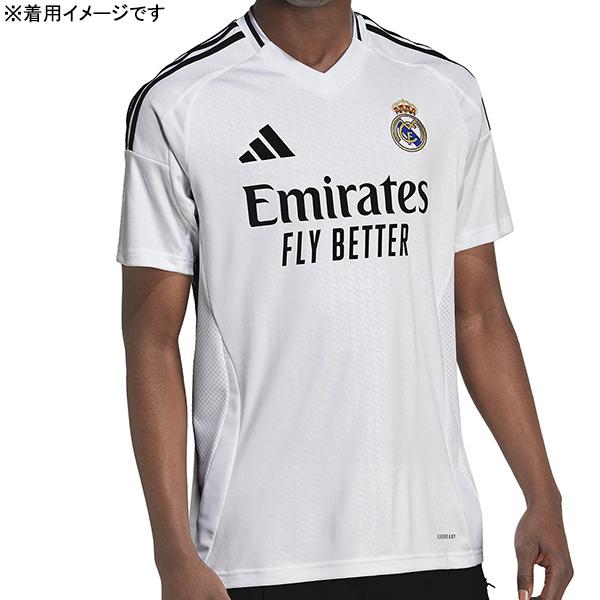 adidas レアルマドリード RMD 2024-25 レプリカ ホーム ユニフォーム KON98-IU5011 サッカー 半袖 ホワイト ...