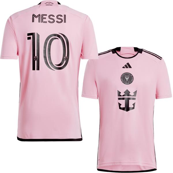 インテルマイアミ 2024 レプリカ ホーム ユニフォーム No.10 メッシ KWG75-JE9741 サッカー 半袖 アースピンク ...