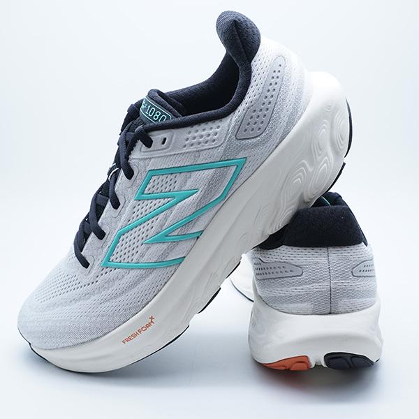 Fresh Foam X 1080 v13 ニューバランス New Balance M1080AFF-2E グレー×ブルー ランニングシューズ ...