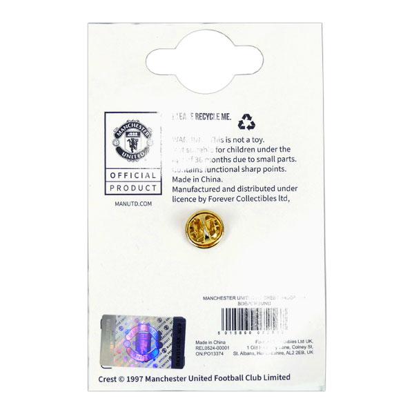 【ネコポス選択可】マンチェスターユナイテッド オフィシャル ピンバッジ MNU_BADGE サッカー プレミアリーグ サポーターズグッズ ...