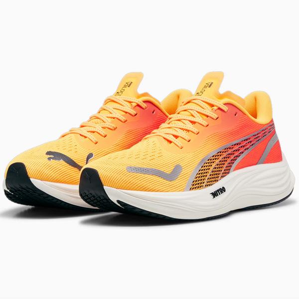 PUMA プーマ メンズ ランニングシューズ ヴェロシティ ニトロ 3 ファイアーグロー 310483-01 マラソン ジョギング : フタバ ...