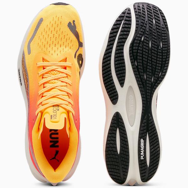 PUMA プーマ メンズ ランニングシューズ ヴェロシティ ニトロ 3 ファイアーグロー 310483-01 マラソン ジョギング : フタバ ...