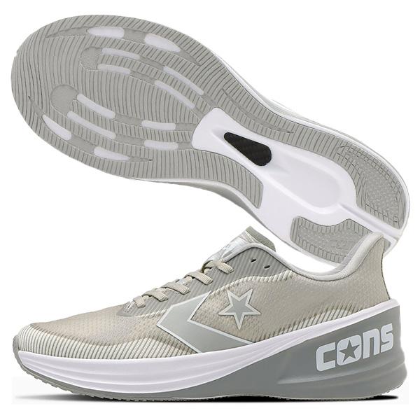 CONVERSE（コンバース） ランニングシューズ ユニセックス CONS RUNSLASH ランスラッシュ SILVER/GRAY ...