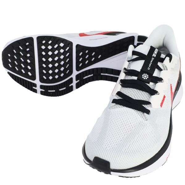 NIKE ナイキ メンズ ランニングシューズ エア ズーム ストラクチャー25 DJ7883-106 マラソン ジョギング ホワイト ...