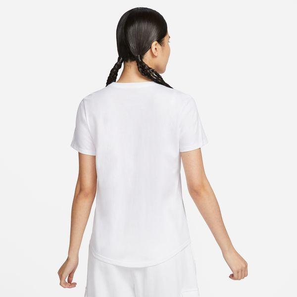 NIKE 【ネコポス送料無料】ナイキ レディース Tシャツ スポーツウェア クラブ エッセンシャル DX7903-100 ウィメンズ 半袖 綿 ...
