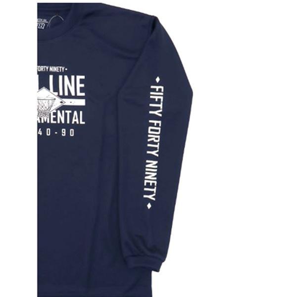 【ネコポス送料無料】オンザコート ON THE COURT NBT-6451 ボールライン バスケ スリムロングスリーブシャツ 男女兼用 長袖 ...